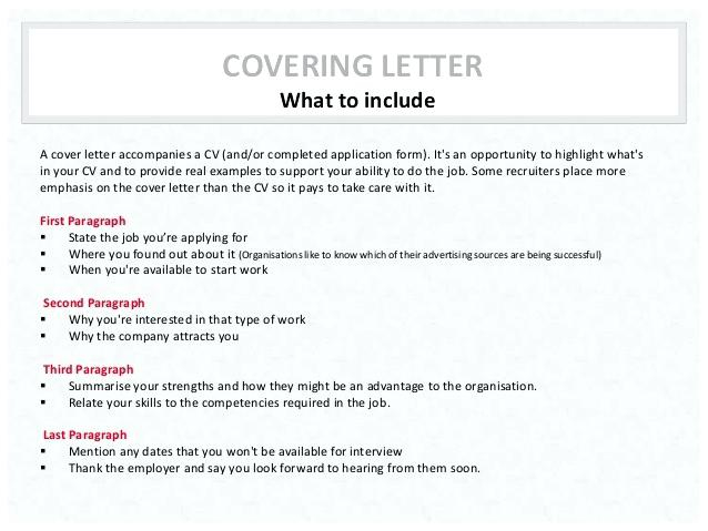 Cover Letter Definition | amulette