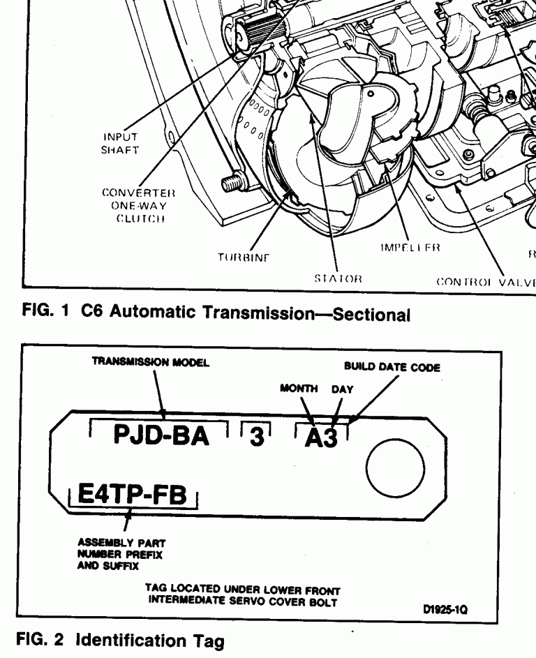 Ford Transmission Identification Tag | amulette