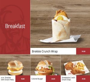 Kfc Menu Pdf | amulette