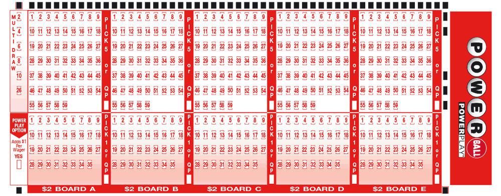 Powerball Sheet | amulette