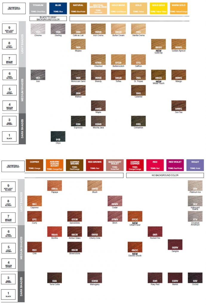 Shades Eq Color Chart | amulette