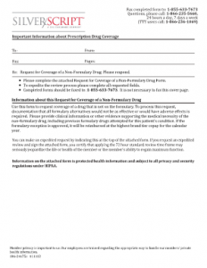 Silver Scripts Prior Auth Form | amulette