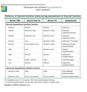 Thyroid Chart | amulette