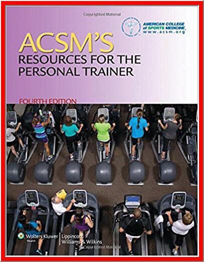Acsm Resources For The Personal Trainer Pdf | amulette