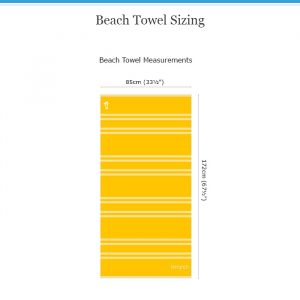 Beach Towel Size Chart | amulette