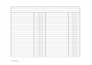 Blank Balance Sheet Form | amulette