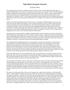 Body Ritual Among The Nacirema Pdf | amulette