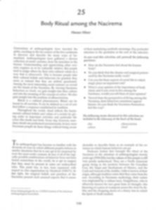 Body Ritual Among The Nacirema Pdf | amulette