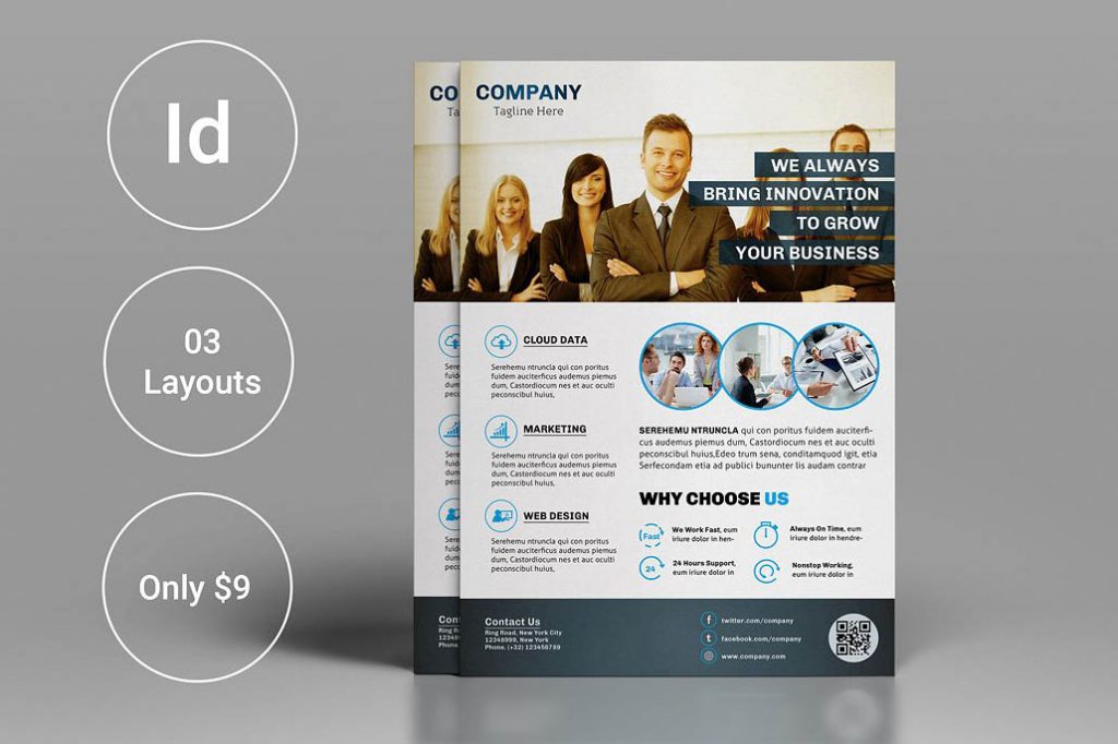 Flyer Templates Indesign | amulette