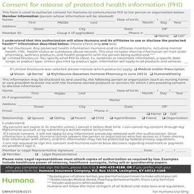 Humana Consent Form | amulette