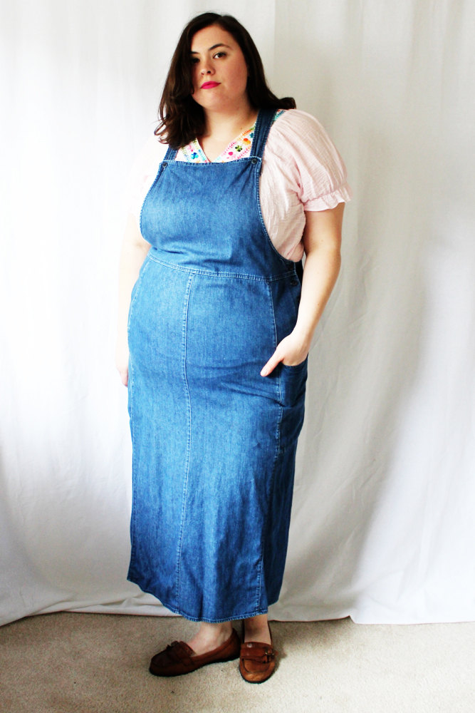 Plus Size Denim Jumpers | amulette