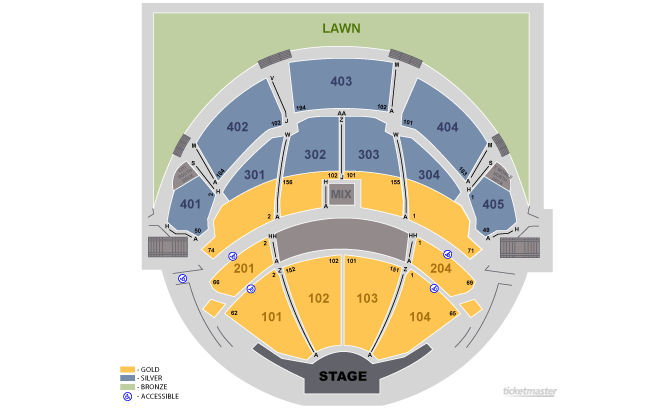 Pnc Arts Center Seat Map | amulette