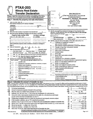 Ptax 203 Form | amulette