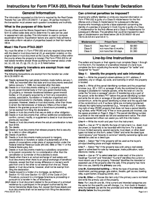 Ptax 203 Form | amulette