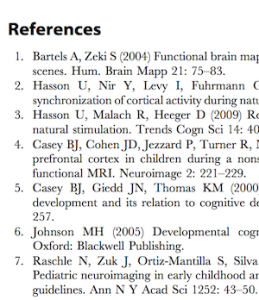 Scientific Paper Reference Format | amulette