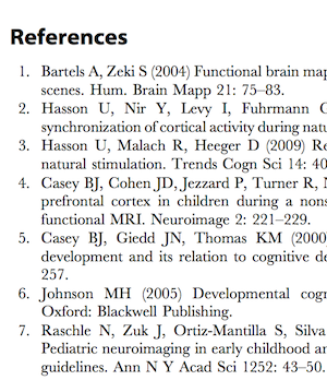 Scientific Paper Reference Format | amulette