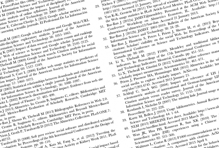 Scientific Paper Reference Format | amulette