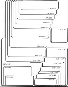 Sticker Sizes Chart | amulette