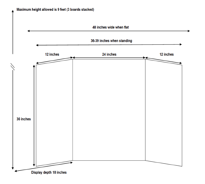 Trifold Board Size Amulette