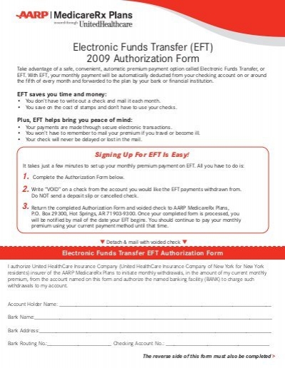 United Healthcare Eft Form | amulette