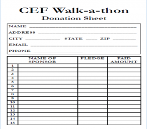 Walkathon Form | amulette